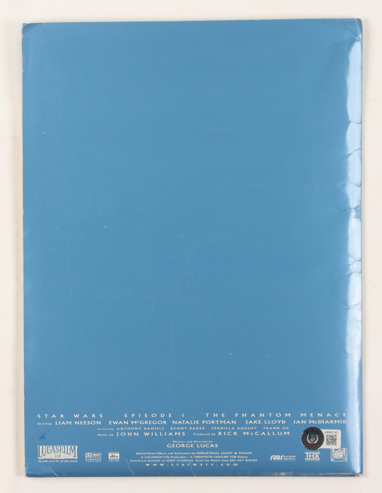 Samuel L. Jackson, Jake Lloyd & Ahmed Best Signed 1999 "Star Wars ...