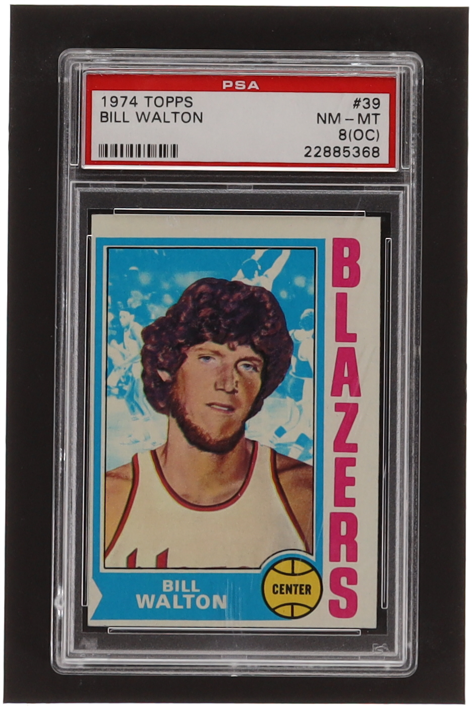 Bill Walton 1974-75 Topps #39 RC (PSA 8) (OC) | Pristine Auction