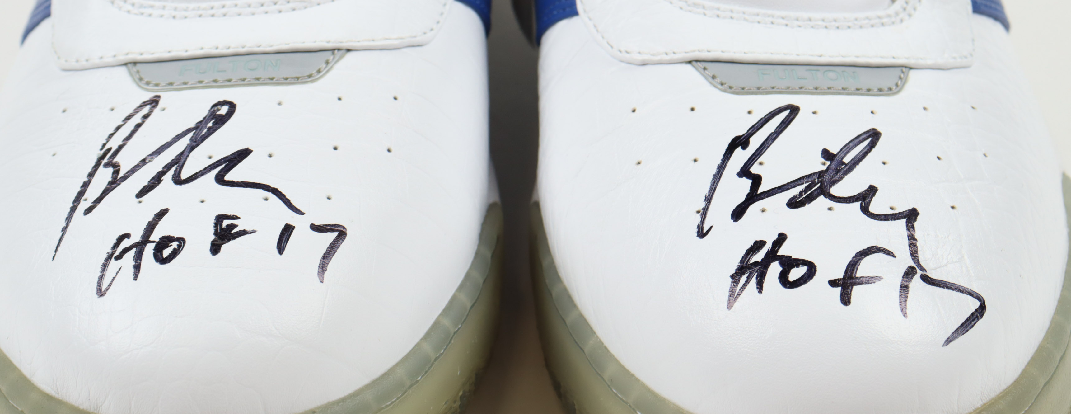 Bill Self Signed Pair of Kansas Team-Issued Basketball Shoes Inscribed ...