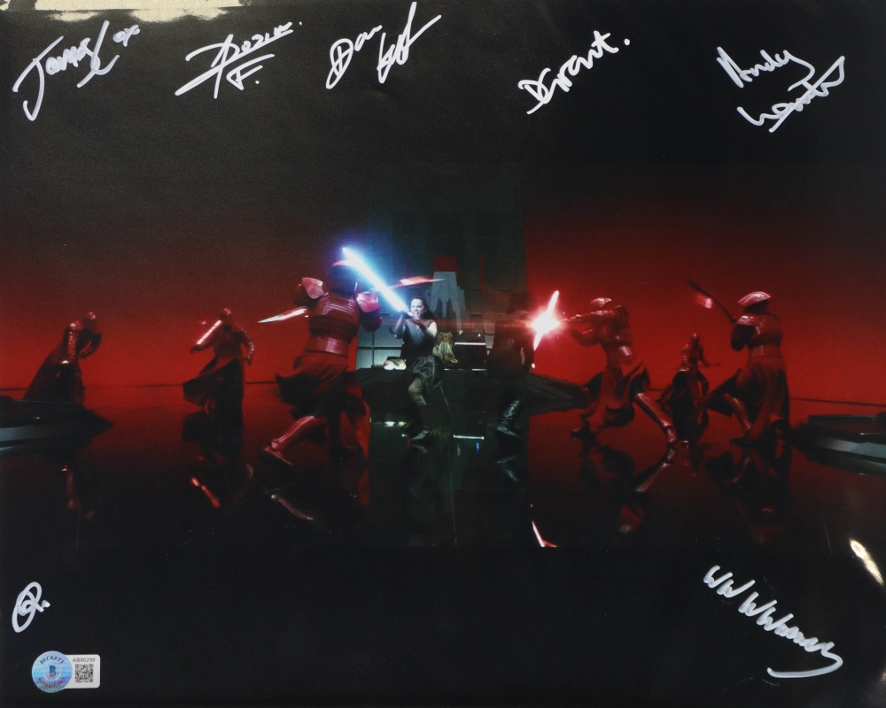 "Star Wars: The Last Jedi" 11x14 Photo Signed by (7) with James Cox ...