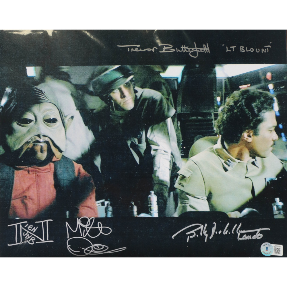 Billy Dee Williams, Trevor Butterfield & Mike Quinn Signed "Star Wars ...