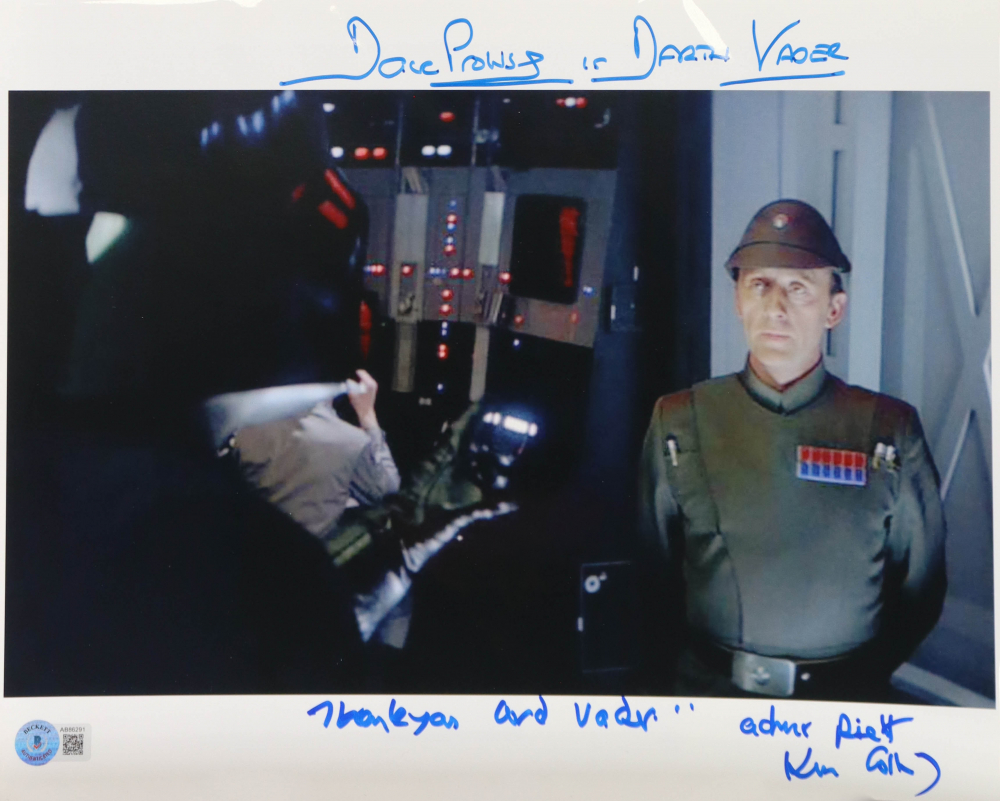 David Prowse & Ken Colley Signed "Star Wars: The Empire Strikes Back ...