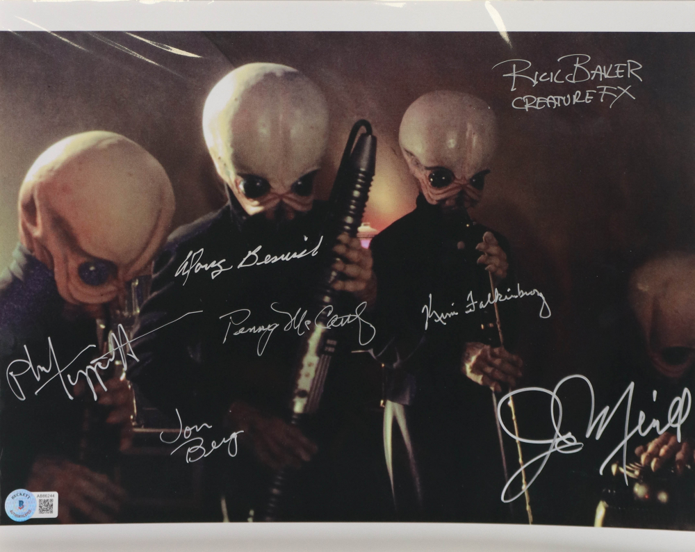 "Star Wars: A New Hope" 11x14 Photo Signed by (7) with Phil Tippett ...