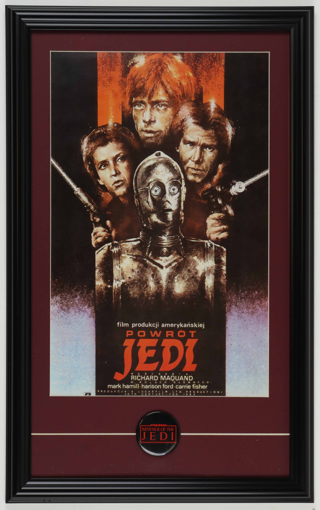 "Star Wars: Return of the Jedi" Custom Framed Turkish Movie Poster ...
