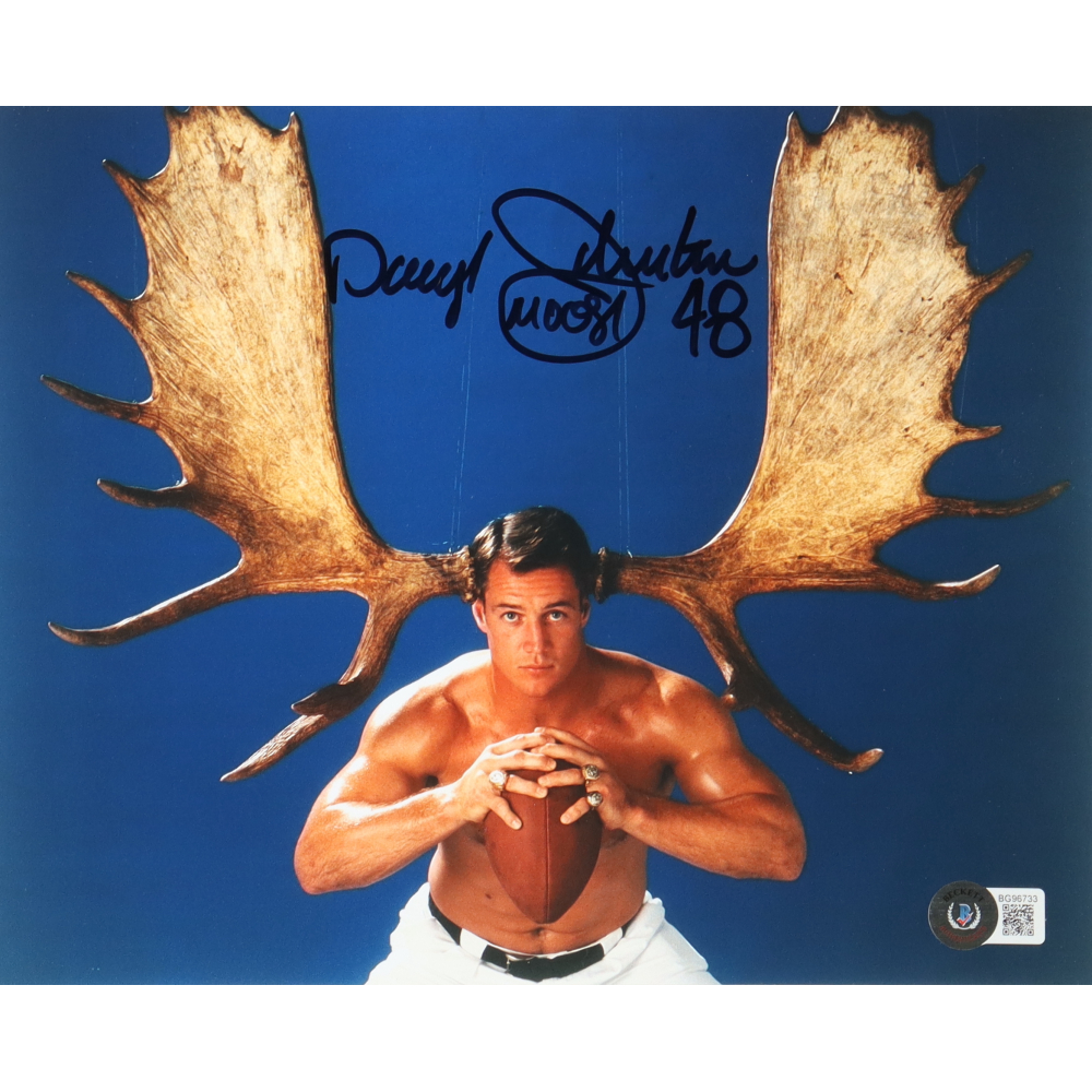 Daryl Johnston Signed 8x10 Photo Inscribed "Moose" (Beckett) | Pristine ...