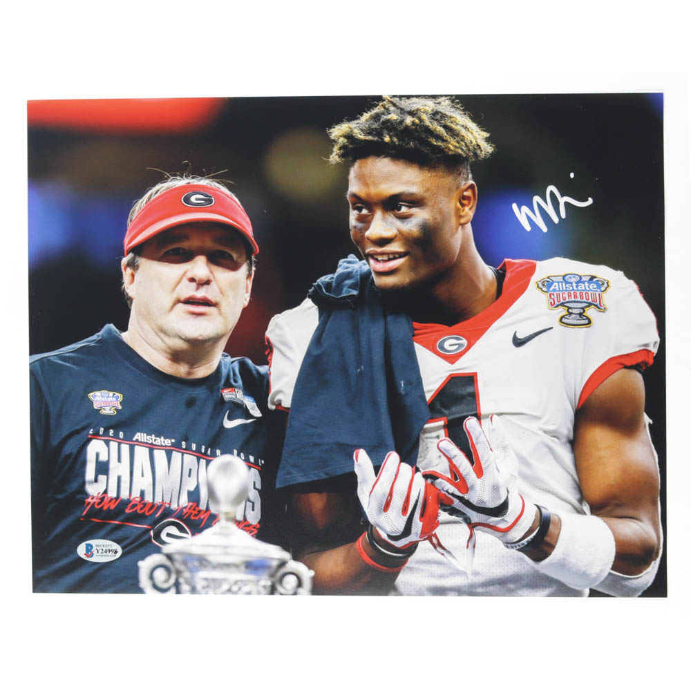 George Pickens Signed Georgia Bulldogs 11x14 Photo (Beckett) | Pristine ...