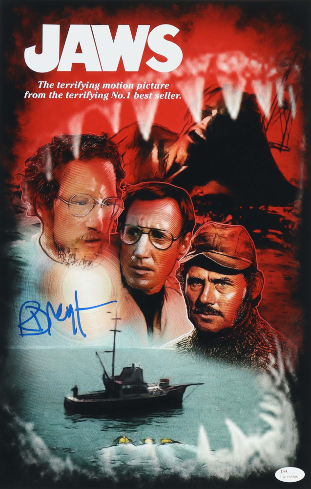Richard Dreyfuss Signed "Jaws" 11x17 Movie Poster Photo (JSA COA ...