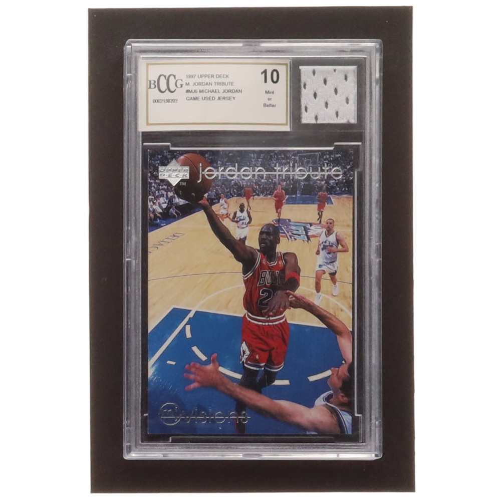 Michael Jordan 1997 Upper Deck Michael Jordan Tribute #MJ6 VIS with ...