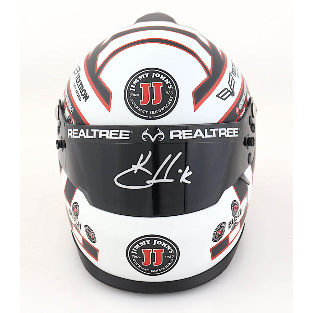 Kevin Harvick Signed NASCAR #4 Jimmy John's 1:2 Scale Mini Helmet (PA ...