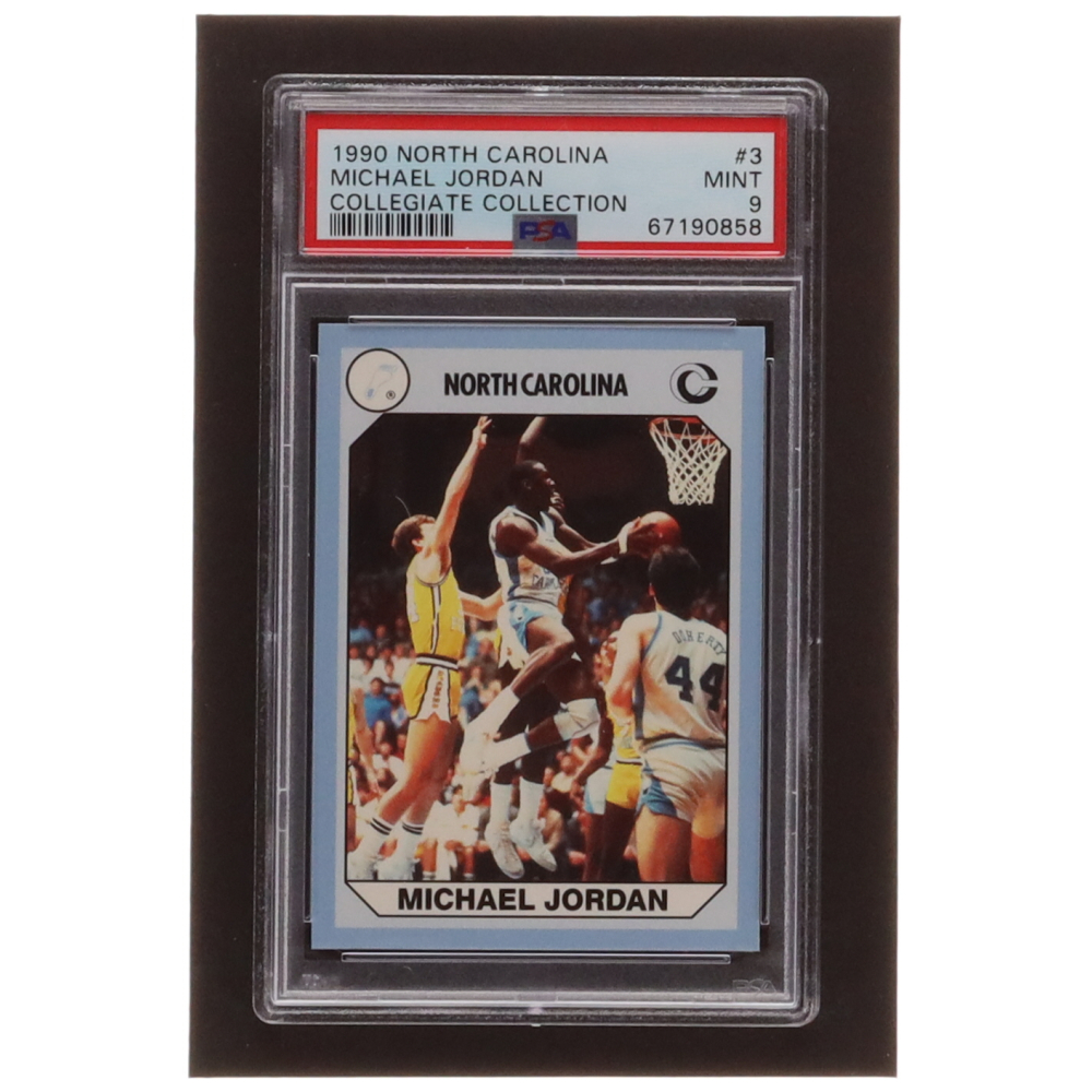 Michael Jordan 1990-91 North Carolina Collegiate Collection #3 (PSA 9 ...