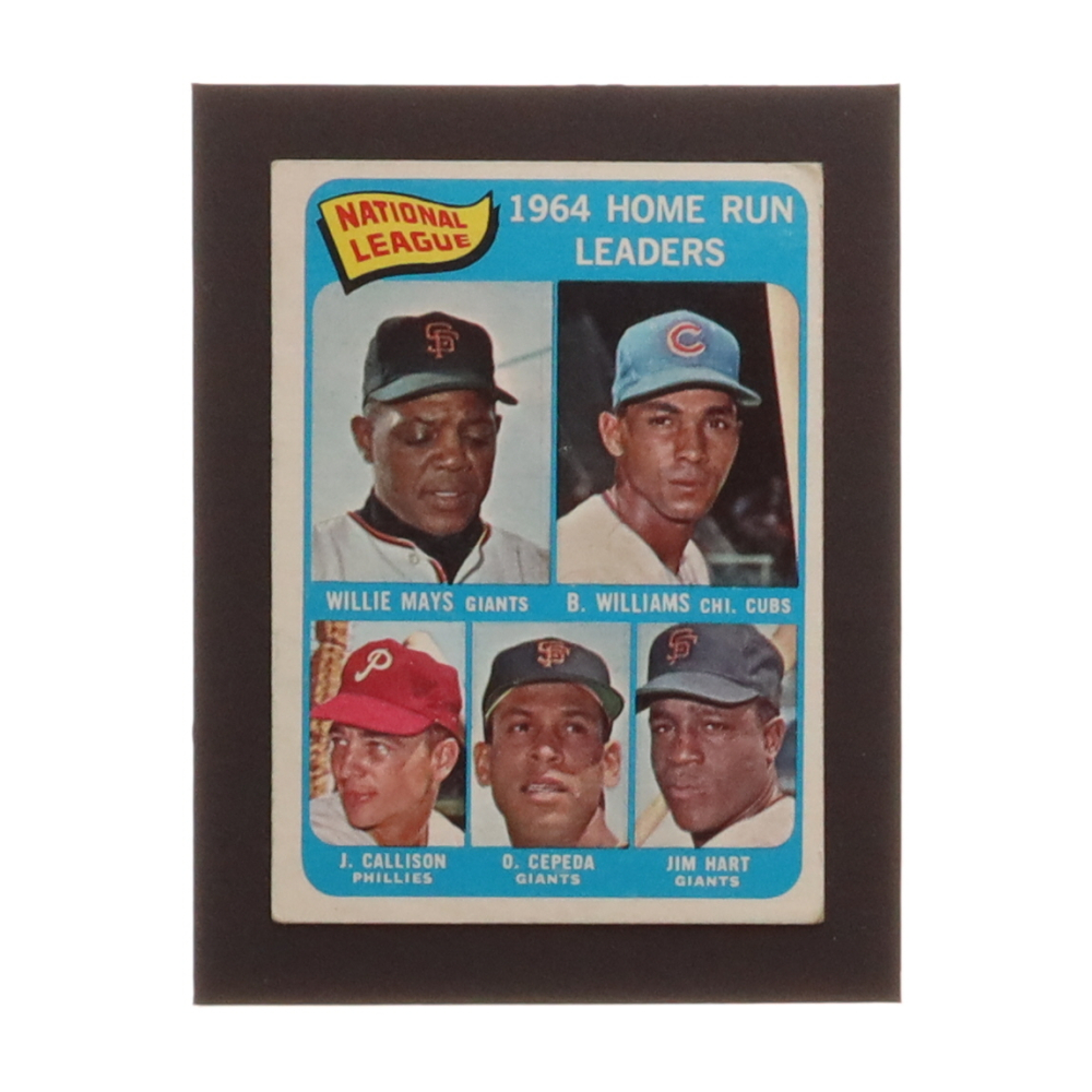 Willie Mays / Billy Williams / Jim Ray Hart / Orlando Cepeda / Johnny ...
