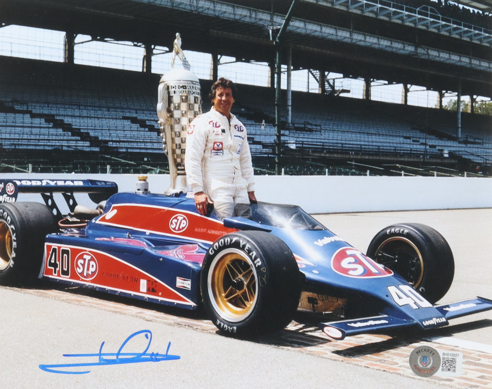 Mario Andretti Signed 8x10 Photo (Beckett) | Pristine Auction