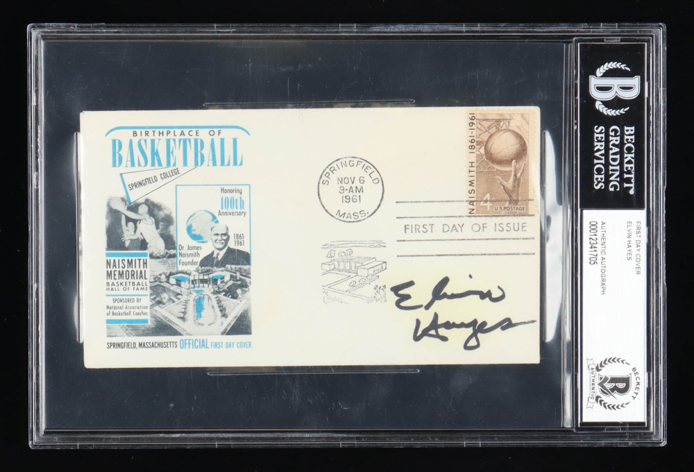 Elvin Hayes Signed "Birthplace of Basketball" 1961 FDC Envelope (BAS ...