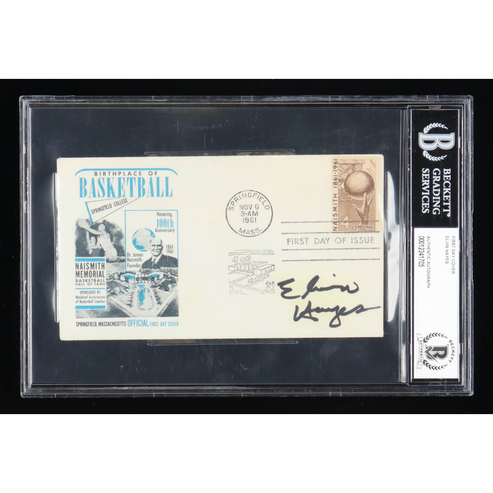 Elvin Hayes Signed "Birthplace of Basketball" 1961 FDC Envelope (BAS ...