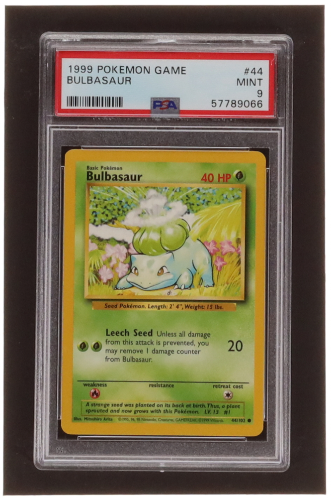 Bulbasaur Pokemon 1999 Base Unlimited #44 (PSA 9) | Pristine Auction