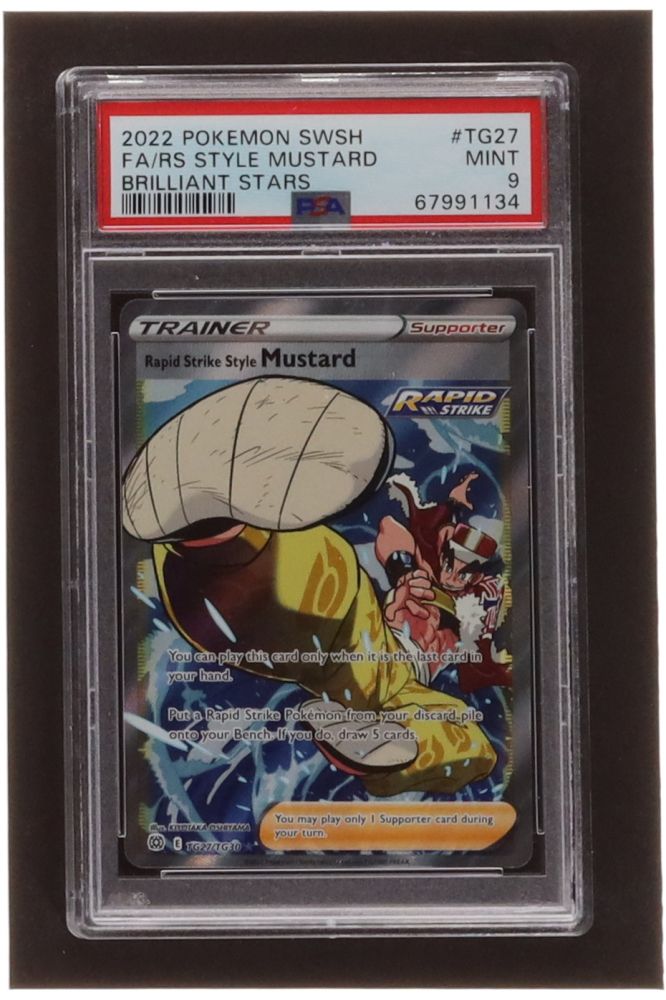 Mustard 2022 Pokemon Sword and Shield Brilliant Stars Trainers Gallery ...