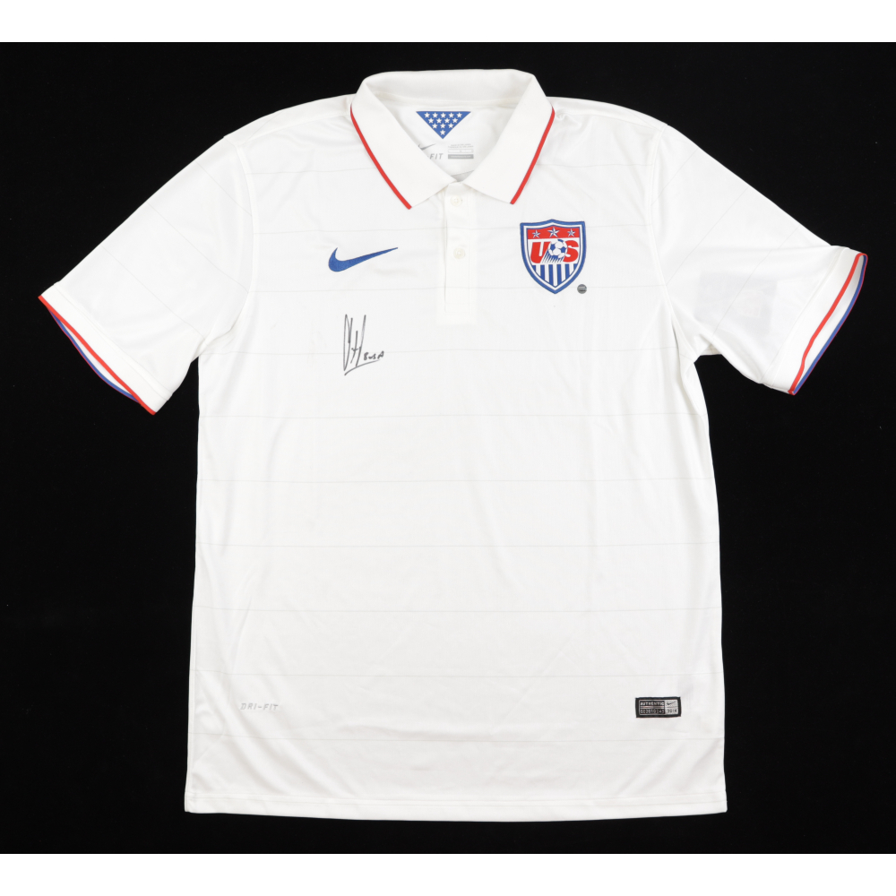 Clint Dempsey Signed Team USA Nike Jersey Inscribed "USA" (Steiner COA ...