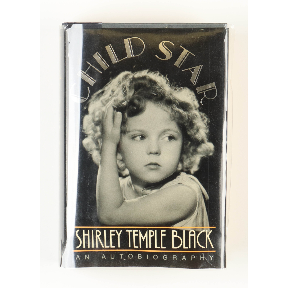 Shirley Temple Black Signed "Child Star" Autobiography Hardcover Book ...