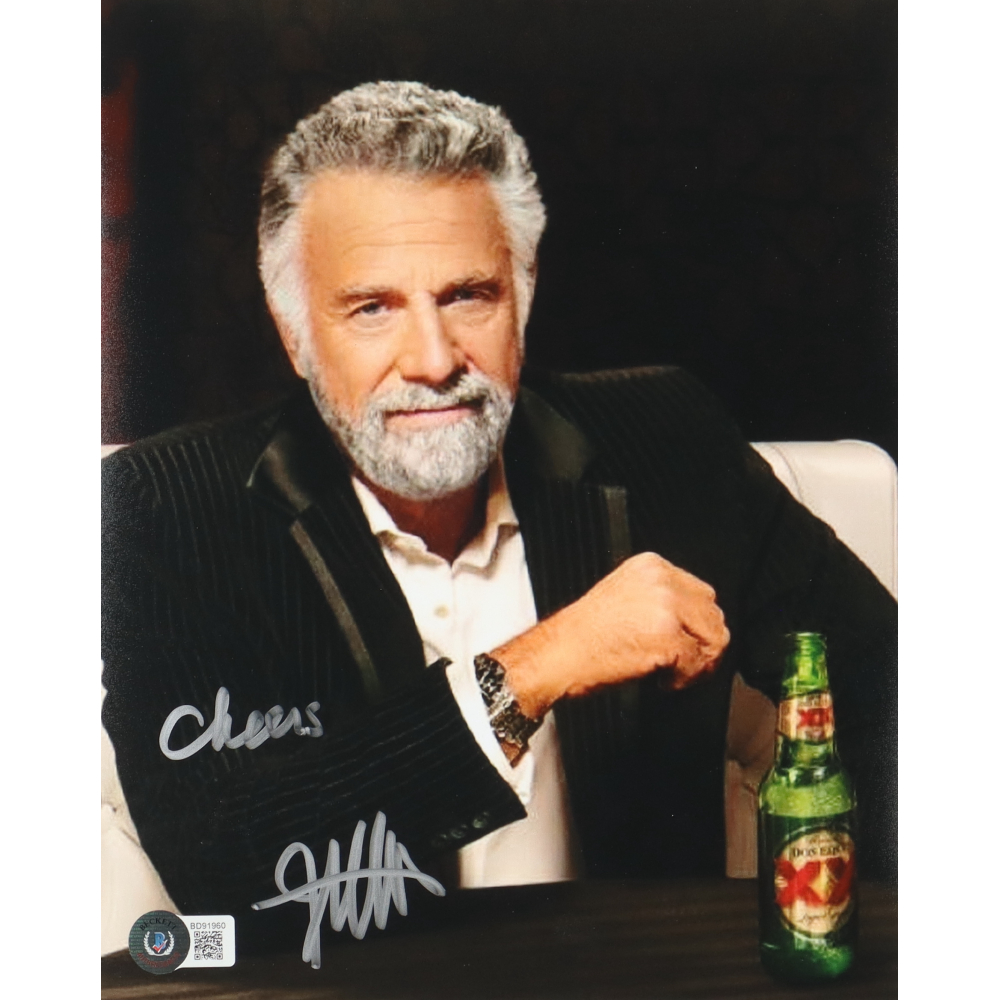 Jonathan Goldsmith Signed Dos Equis 8x10 Photo Inscribed "Cheers ...