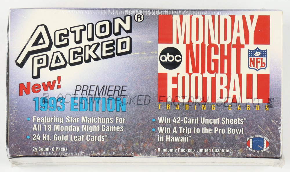 1993 Action Packed Monday Night Football Hobby Box | Pristine Auction