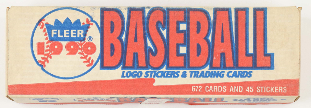 1990 Fleer Baseball Factory Set With (672) Cards | Pristine Auction