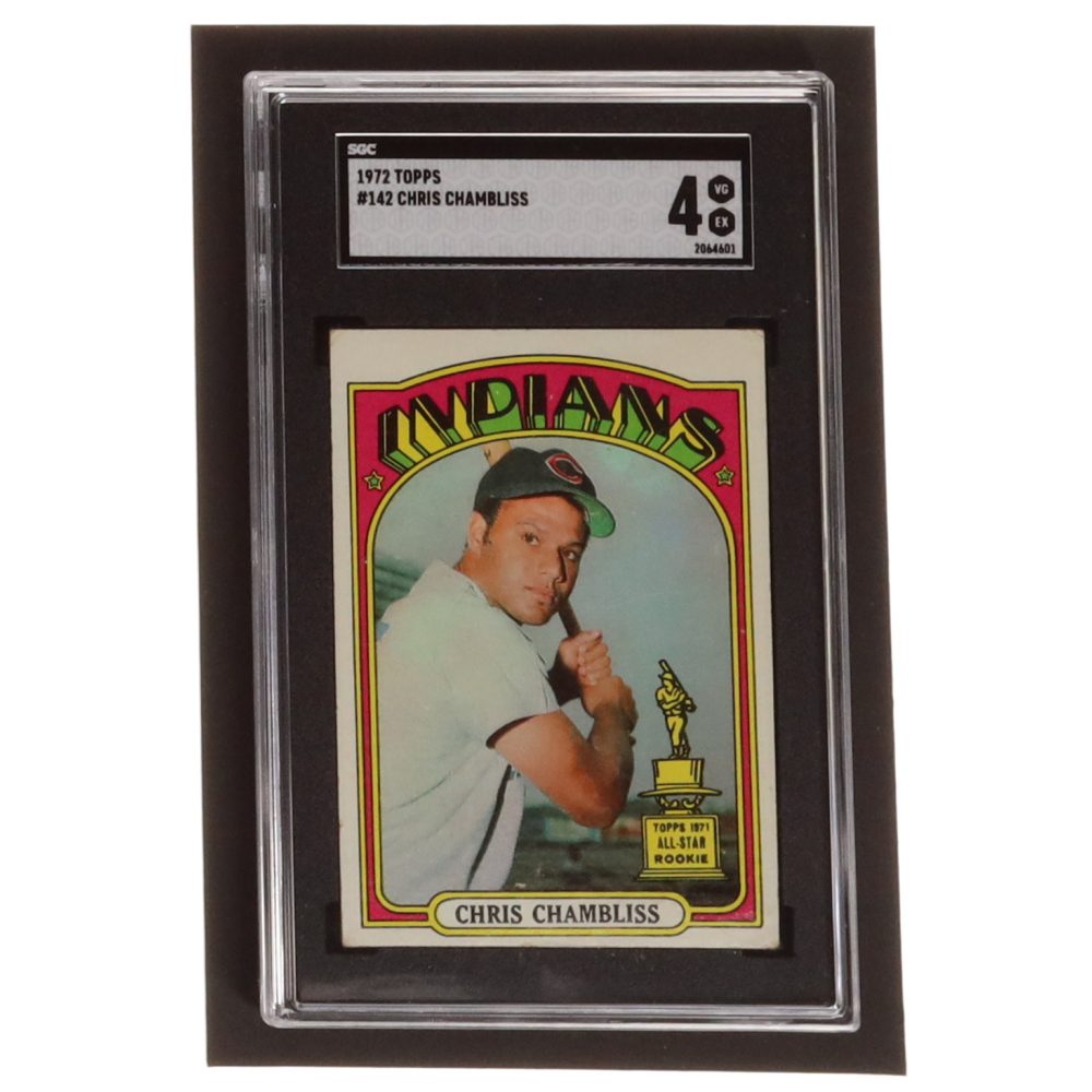 Chris Chambliss 1972 Topps #142 RC (SGC 4) | Pristine Auction