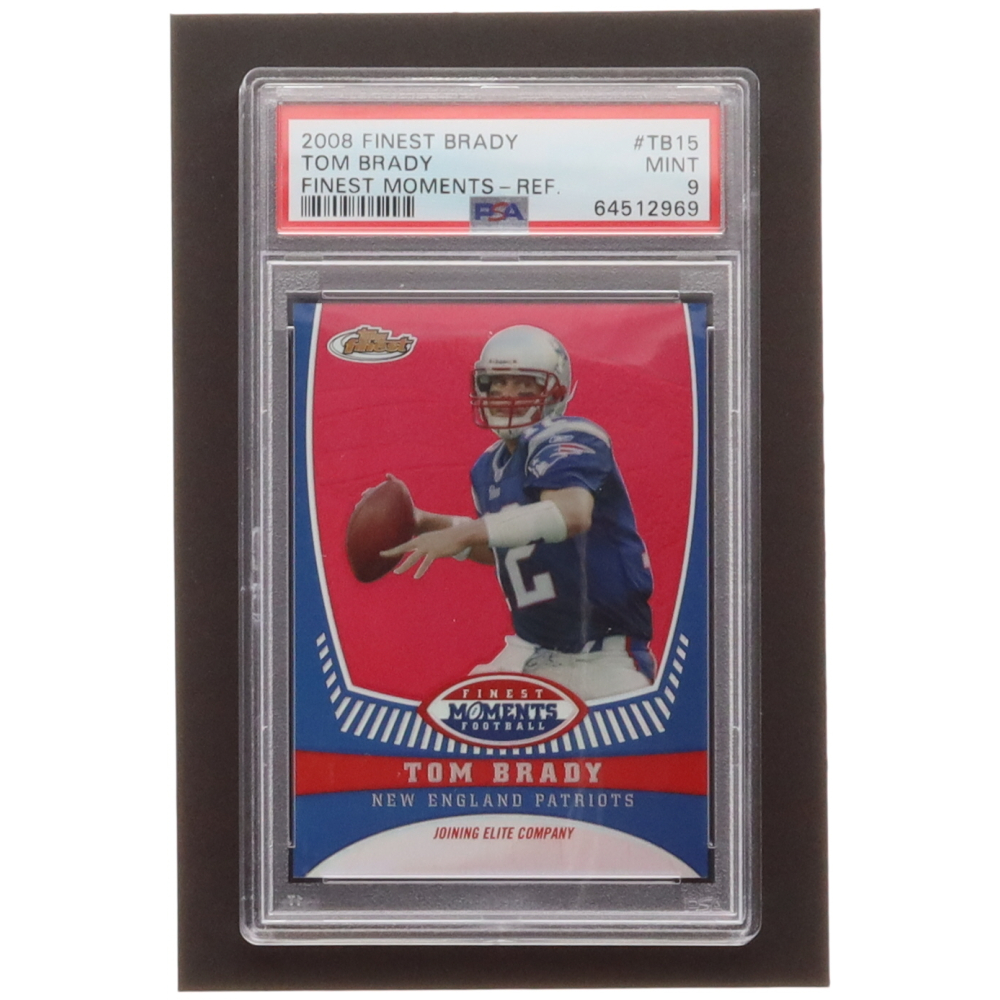 Tom Brady 2008 Finest Tom Brady Finest Moments Refractors #TB15 #60/149 ...