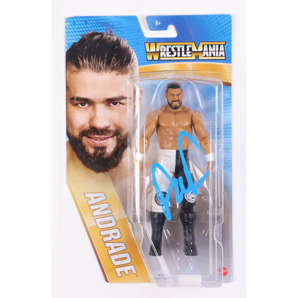 Andrade Signed WWE WrestleMania Action Figure (JSA) | Pristine Auction