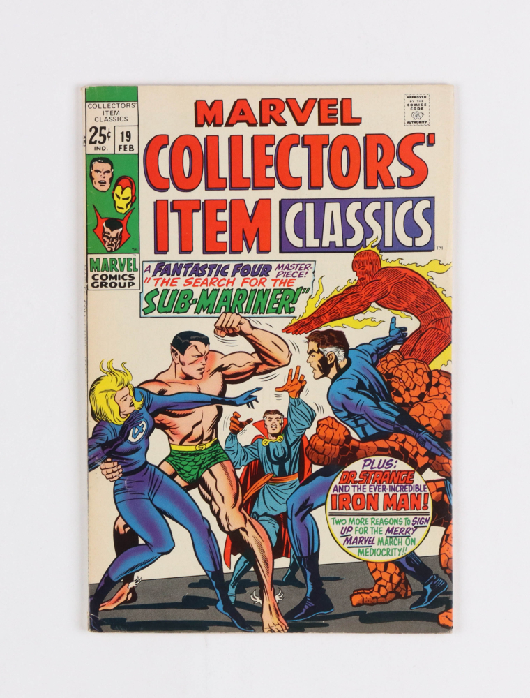 1969 "Marvel Collectors Item Classics" Issue #19 Marvel Comic Book ...