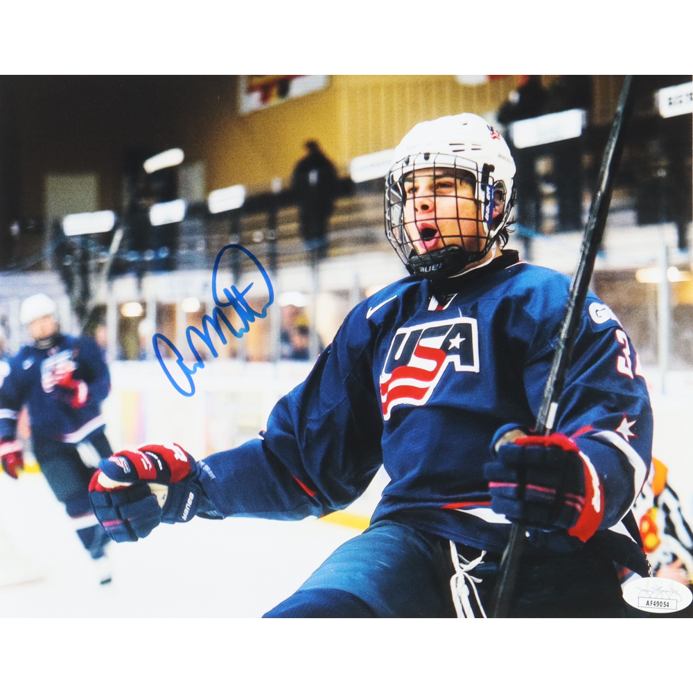 Auston Matthews Signed Team USA 8x10 Photo (JSA) | Pristine Auction