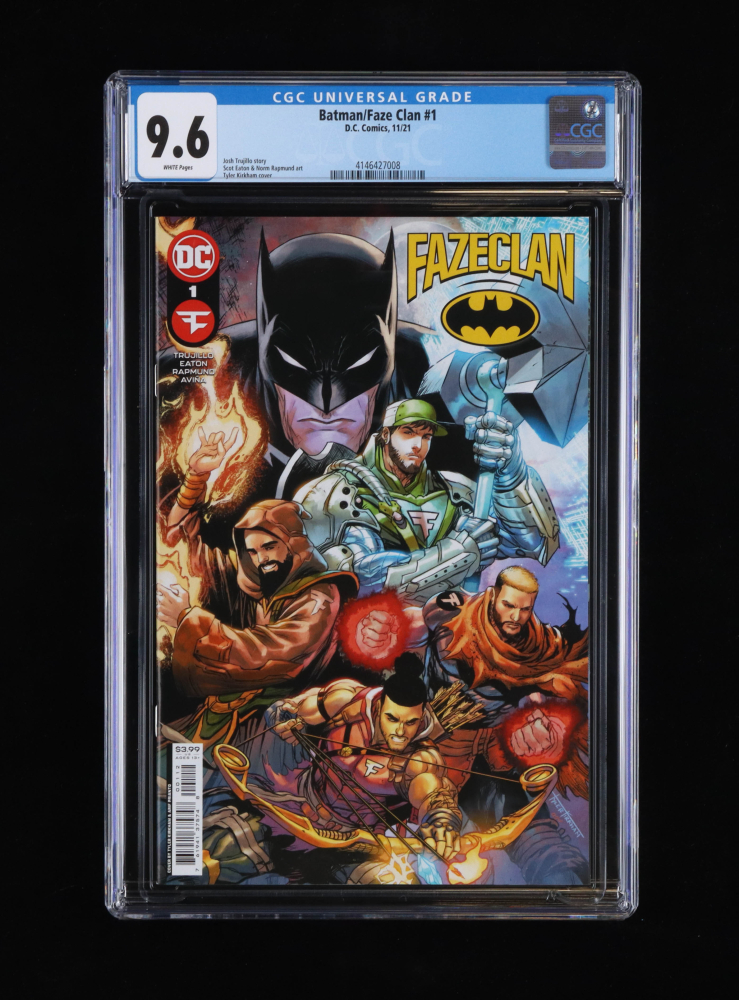 2022 "Batman: Faze Clan" Issue #1 DC Comic Book (CGC 9.6) | Pristine ...