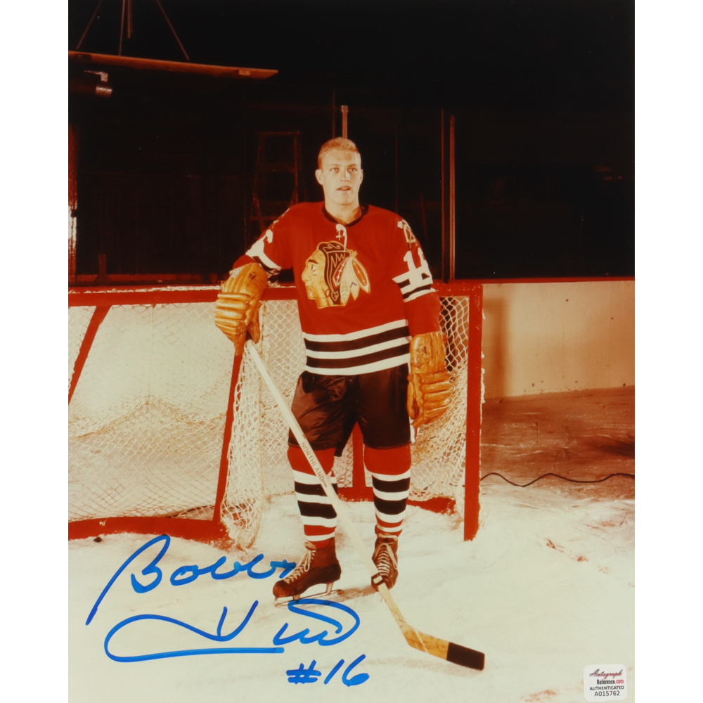 Bobby Hull Signed Blackhawks 8x10 Photo (Autograph Reference ...