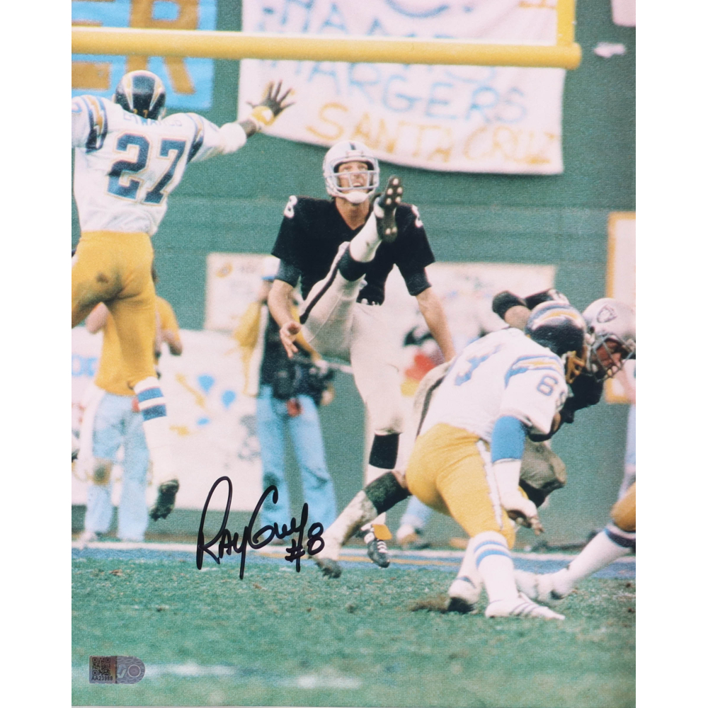 Ray Guy Signed Raiders 8x10 Photo (AIV) | Pristine Auction