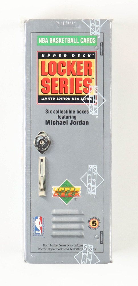 1991 Upper Deck NBA Michael Jordan Locker Series 5 Box with (7) Packs ...
