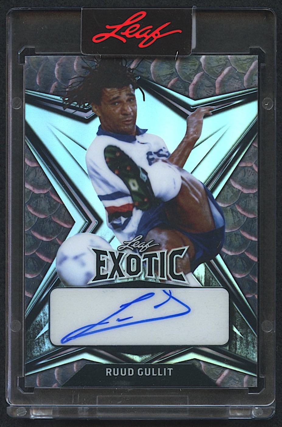 Ruud Gullit 2022 Leaf Exotic Fish #EA-RG1 Autograph #3/3 | Pristine Auction