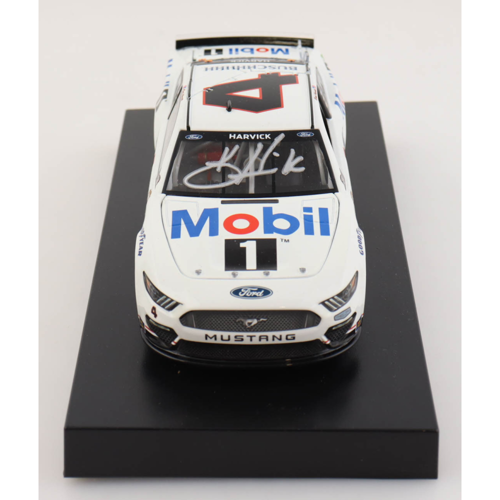 Kevin Harvick Signed 2022 NASCAR #4 Mobil 1 Throwback - 1:24 Premium ...