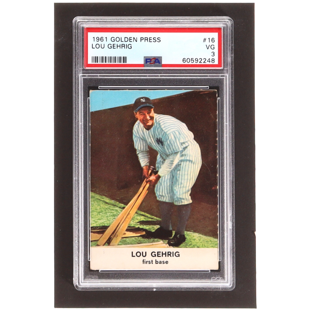 Lou Gehrig 1961 Golden Press #16 (PSA 3) | Pristine Auction