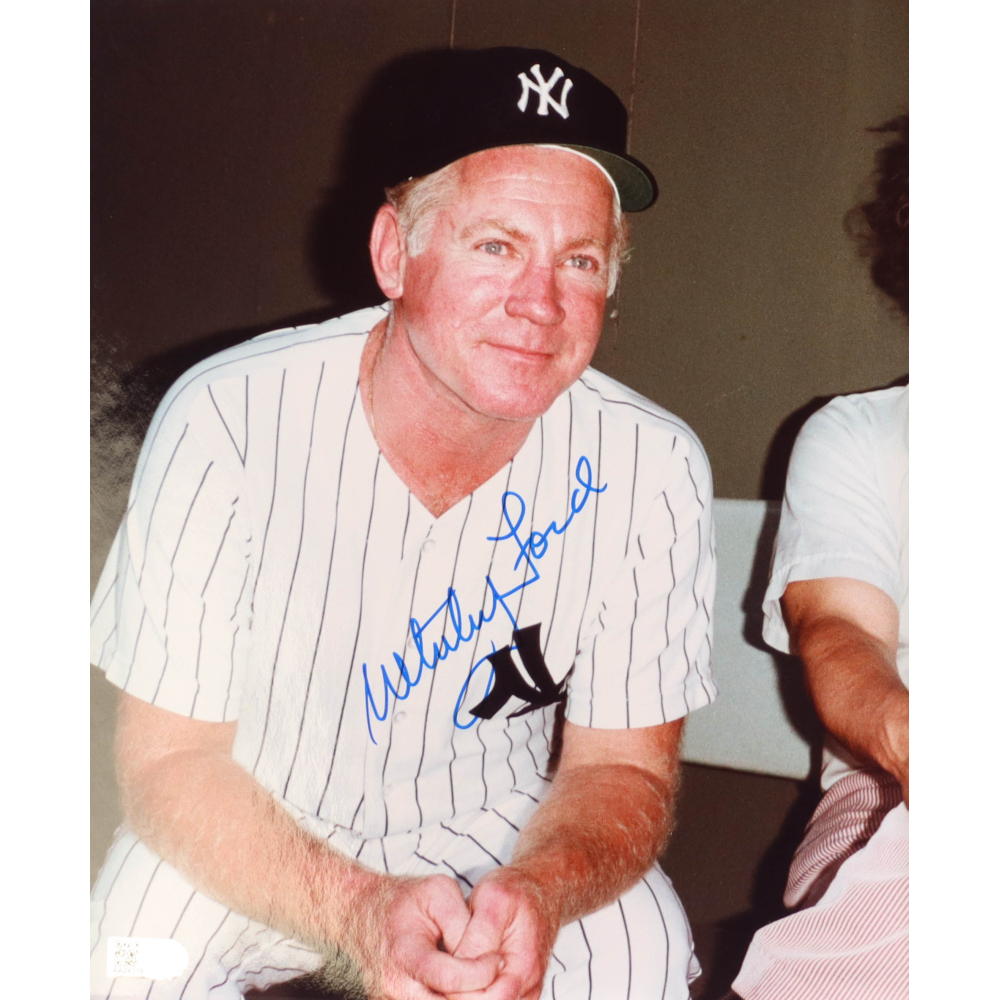 Whitey Ford Signed Yankees 8x10 Photo (AIV) | Pristine Auction