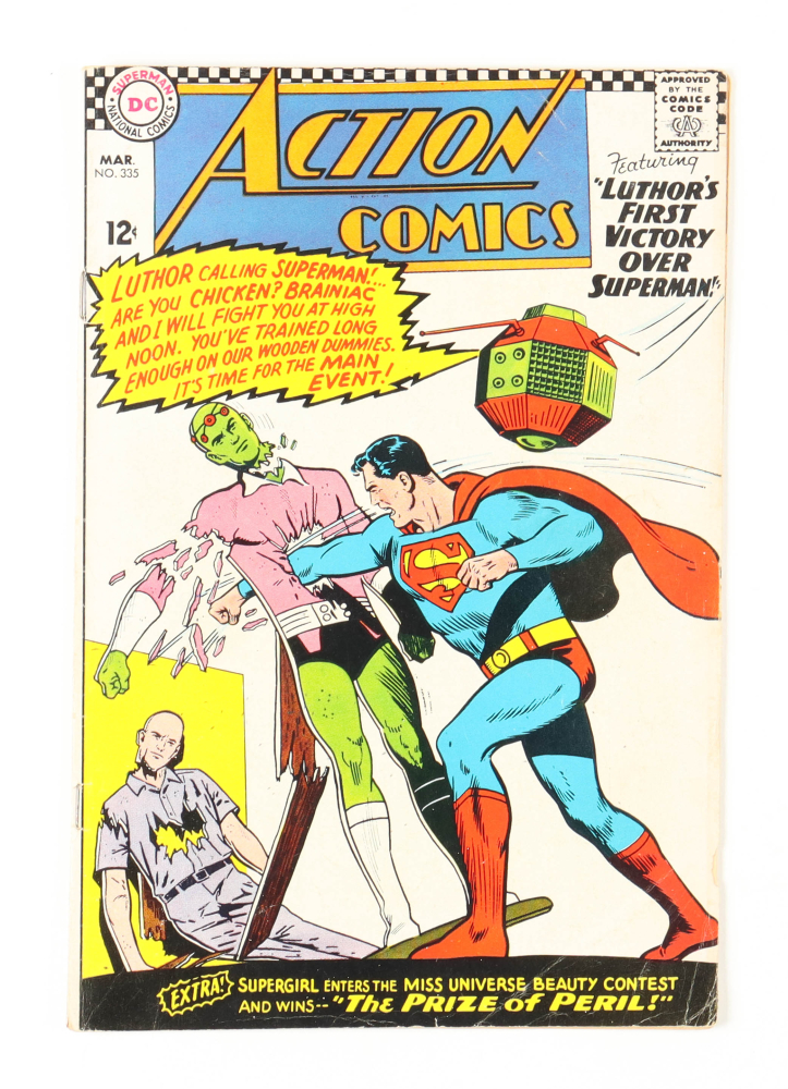 1966 "Superman" Issue #335 DC Comic Book | Pristine Auction