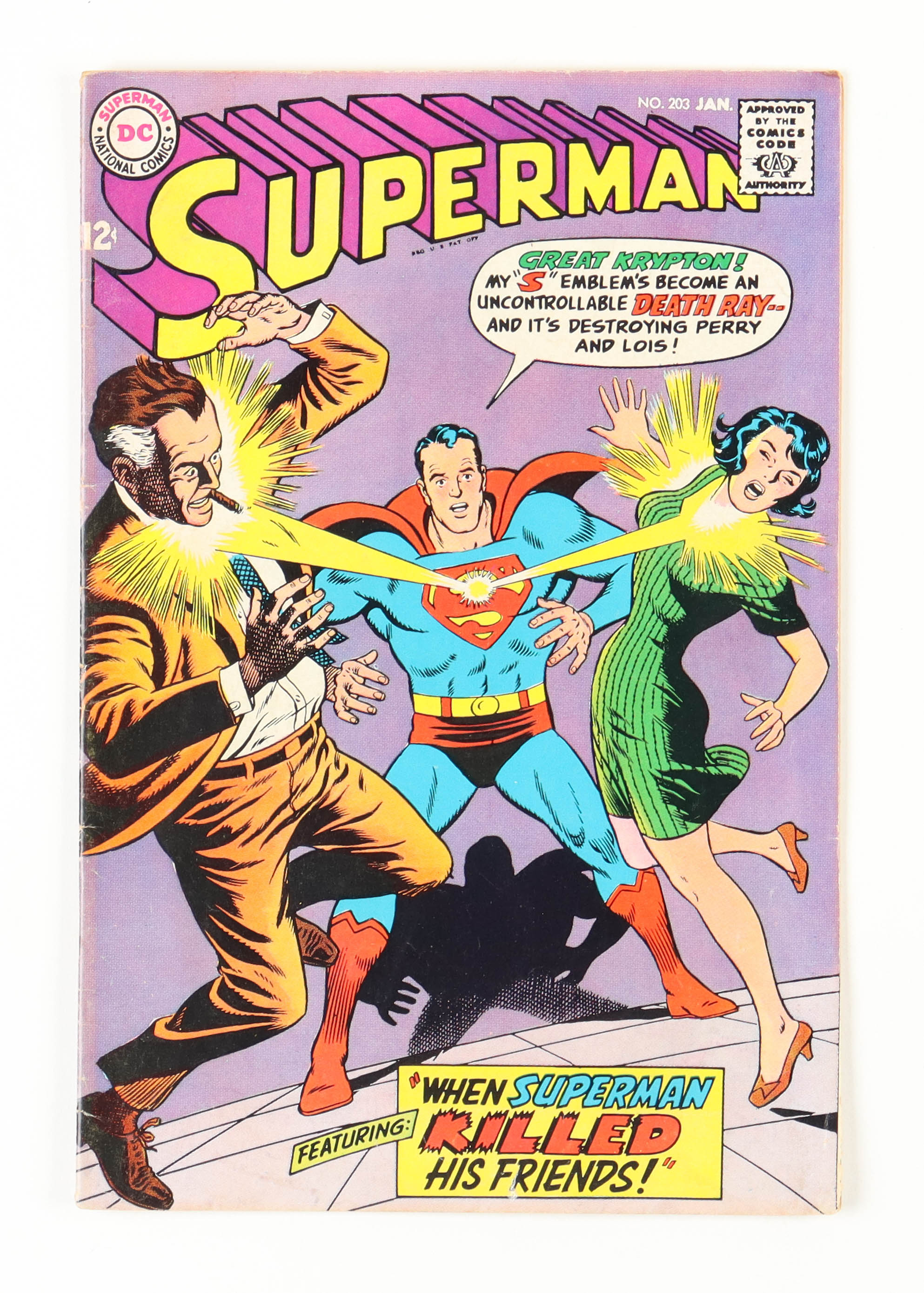 1968 "Superman" Issue #203 DC Comic Book | Pristine Auction