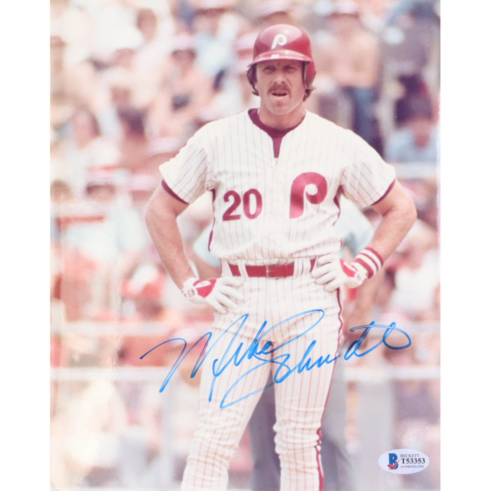 Mike Schmidt Signed Phillies 8x10 Photo (Beckett) | Pristine Auction
