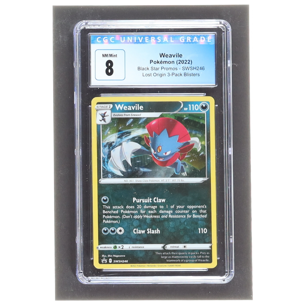 Weavile 2019-22 Pokemon Sword and Shield Black Star Promos #SWSH246 ...