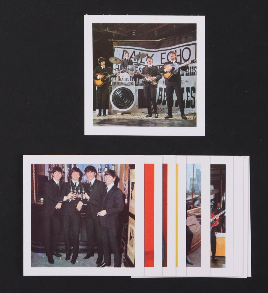1964 Mister Softee "Top 10 Pop Stars" Complete Set of (12) Cards with ...