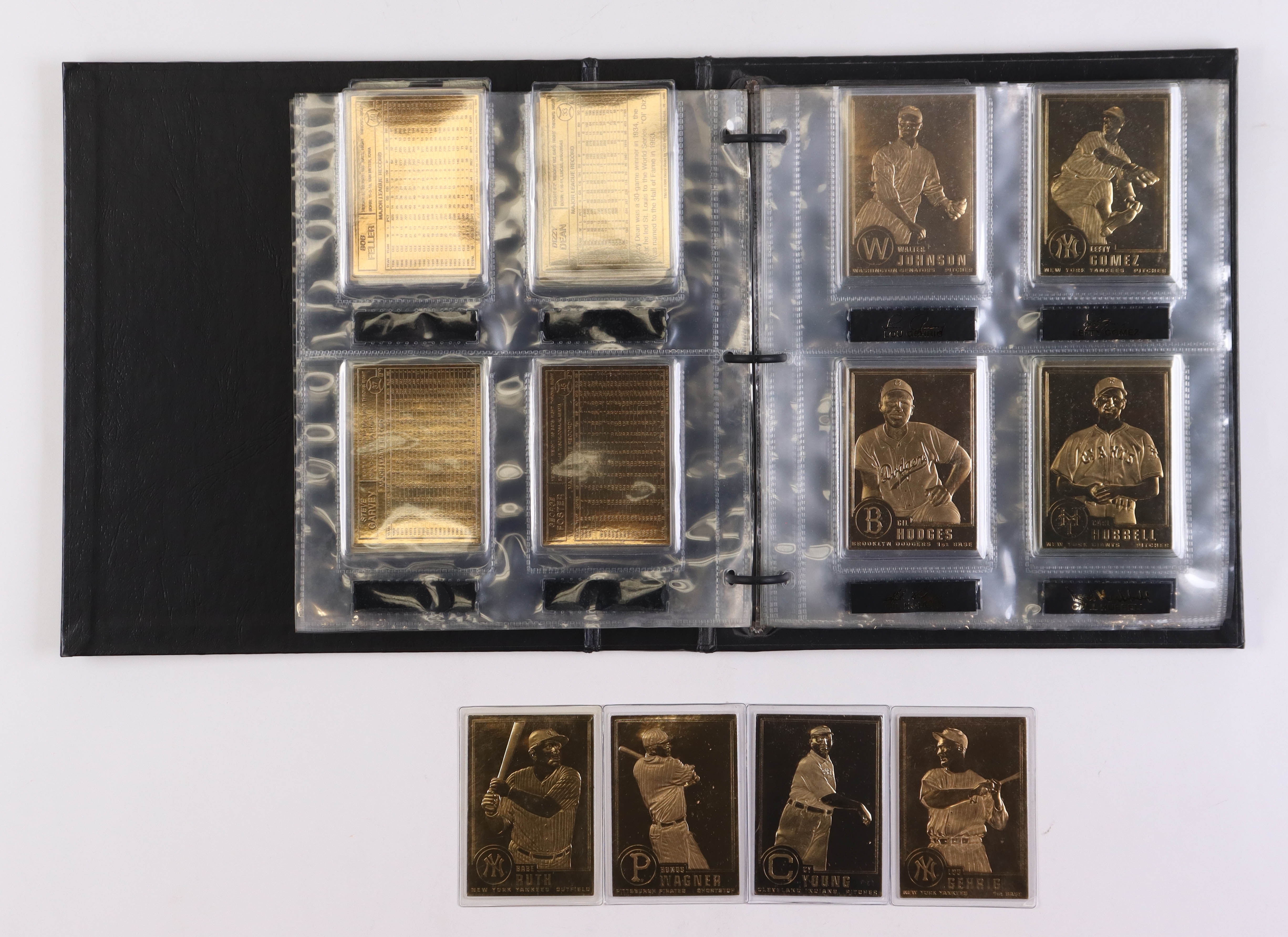 Complete Set of (50) 1996-2003 Danbury Mint 22kt Gold Baseball Cards ...