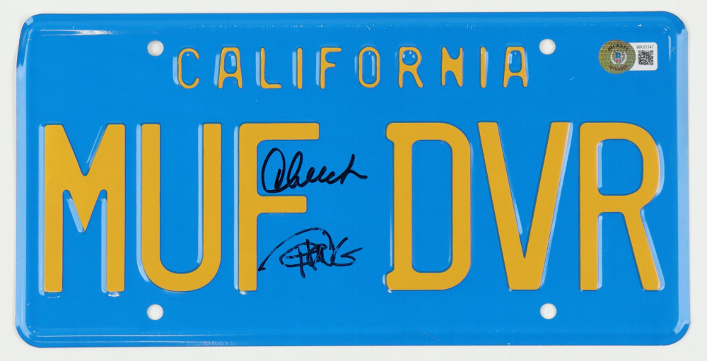 Cheech Marin & Tommy Chong Signed "Up in Smoke" License Plate (Beckett ...