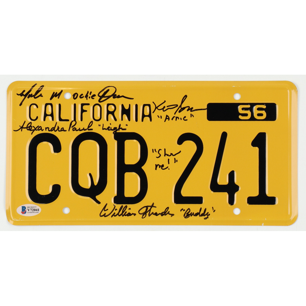 John Carpenter's "Christine" California License Plate Signed by (4 ...
