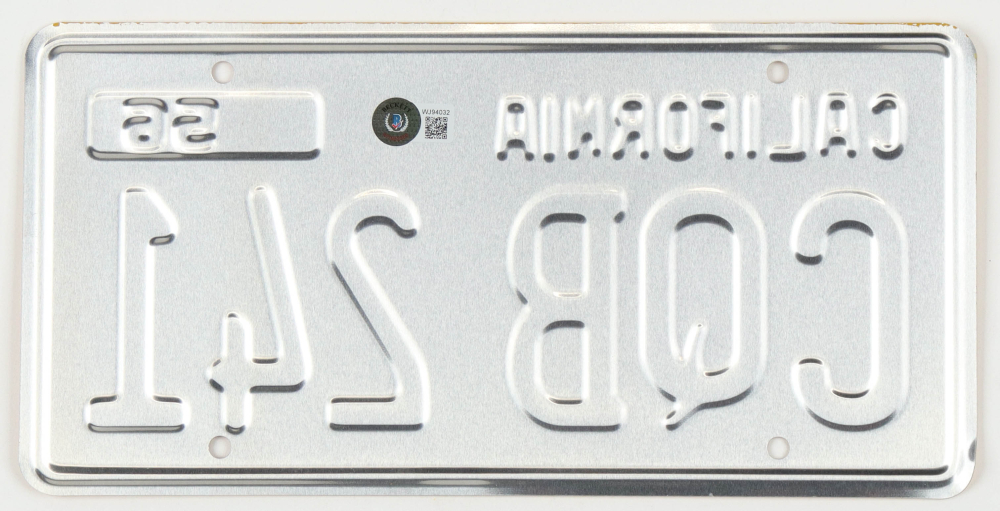 John Carpenter's "Christine" California License Plate Signed by (4 ...