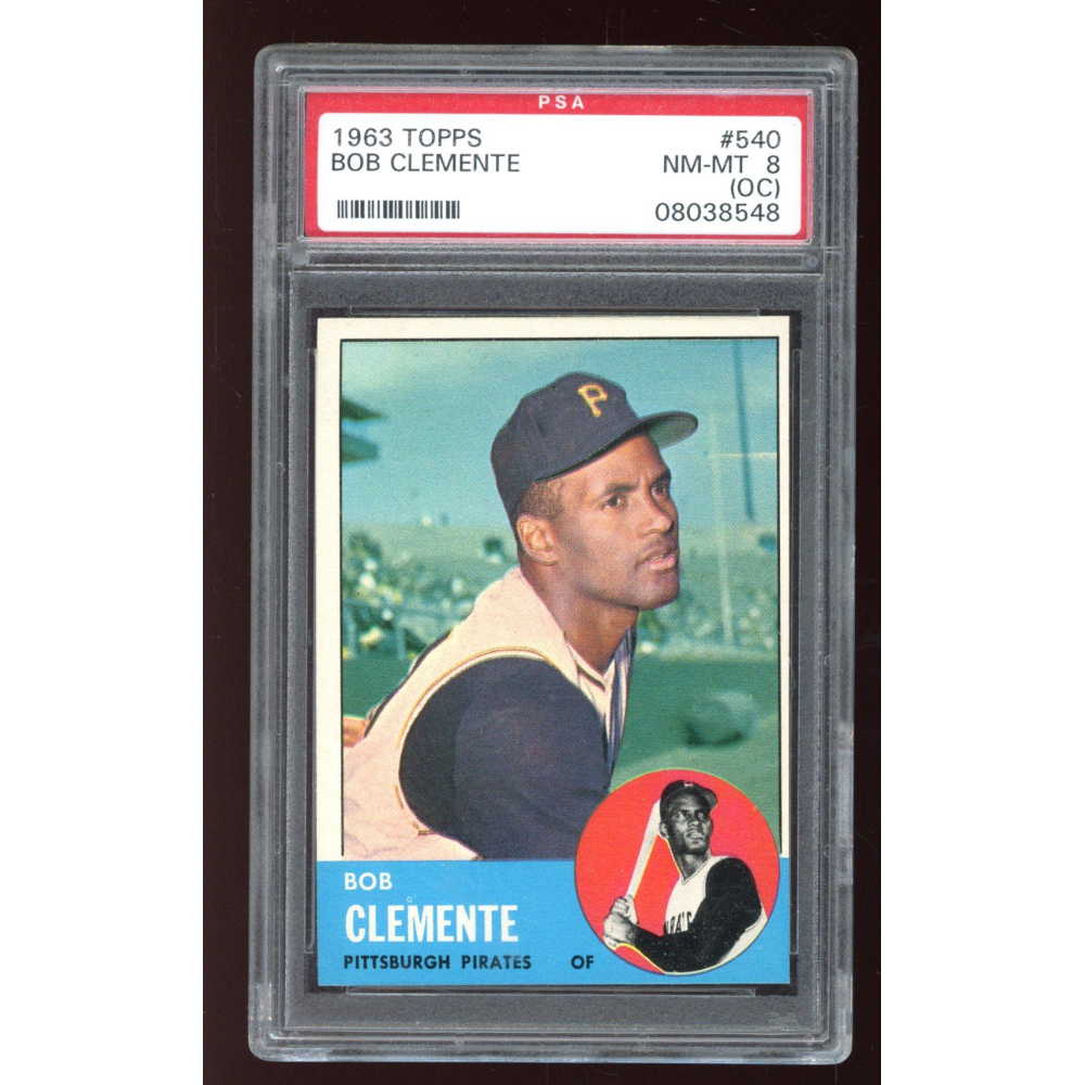 Roberto Clemente 1963 Topps #540 (PSA 8)(OC) | Pristine Auction