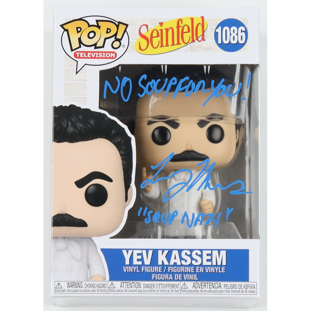 Larry Thomas Signed "Seinfeld" #1086 Yev Kassem Funko Pop! Vinyl Figure ...