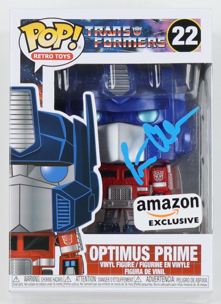 Peter Cullen Signed "Transformers" #22 Optimus Prime Funko Pop! Vinyl ...